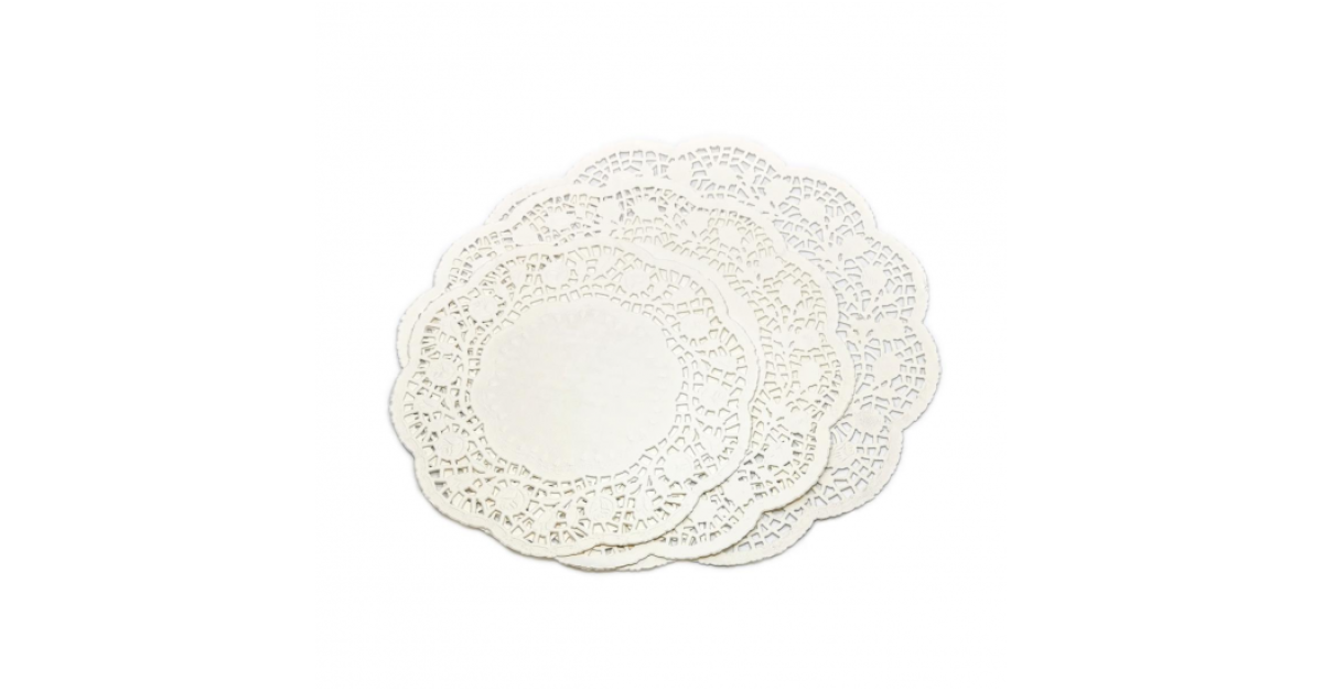 Karpytos apvalios servetėlės